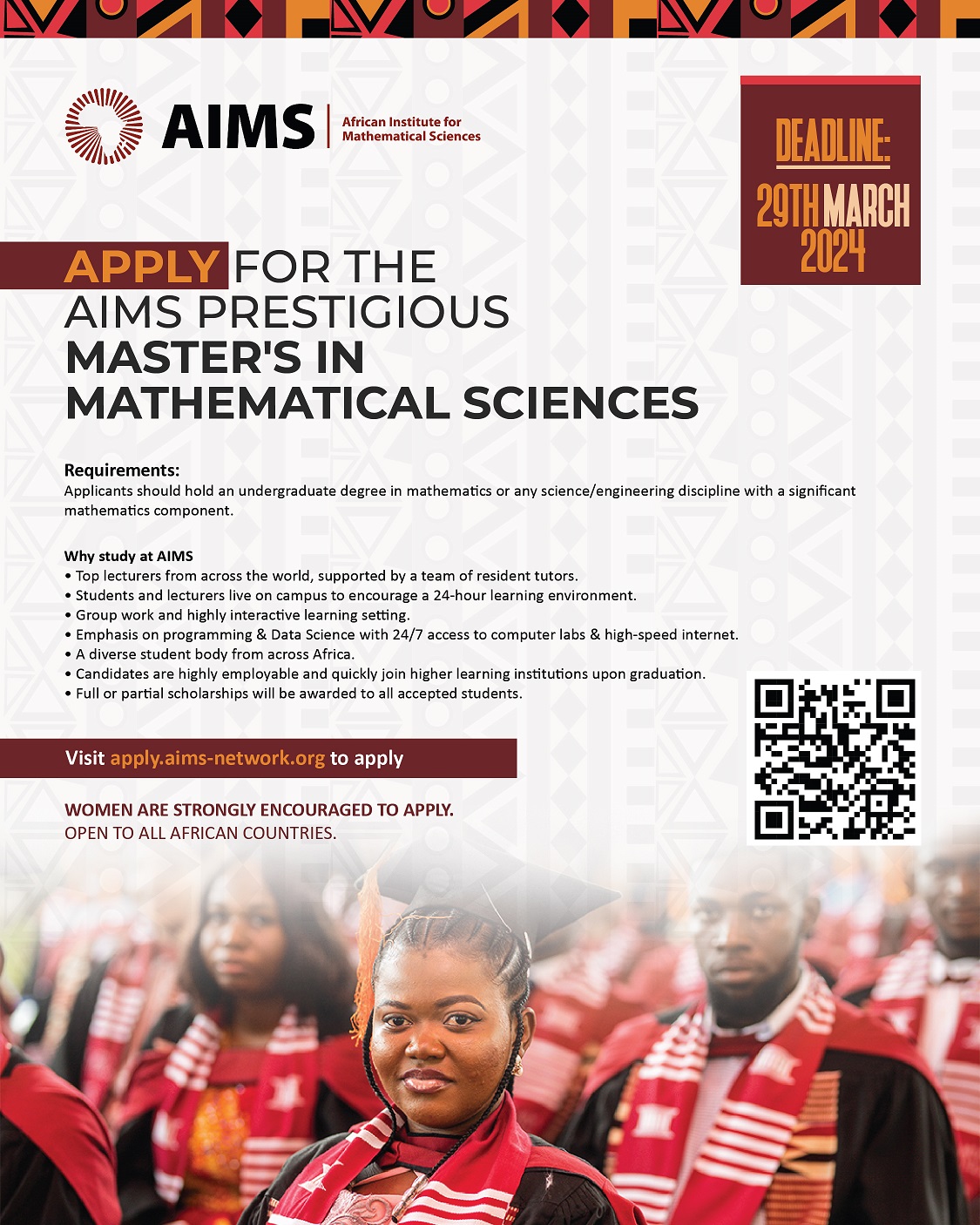 Masters in Mathematical Sciences Application – August Intake – AIMS ...